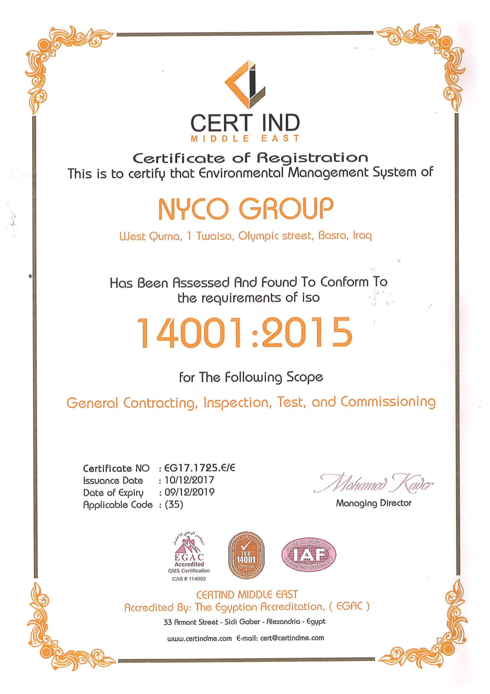 NYCO Group - Construction Inspection & Engineering services